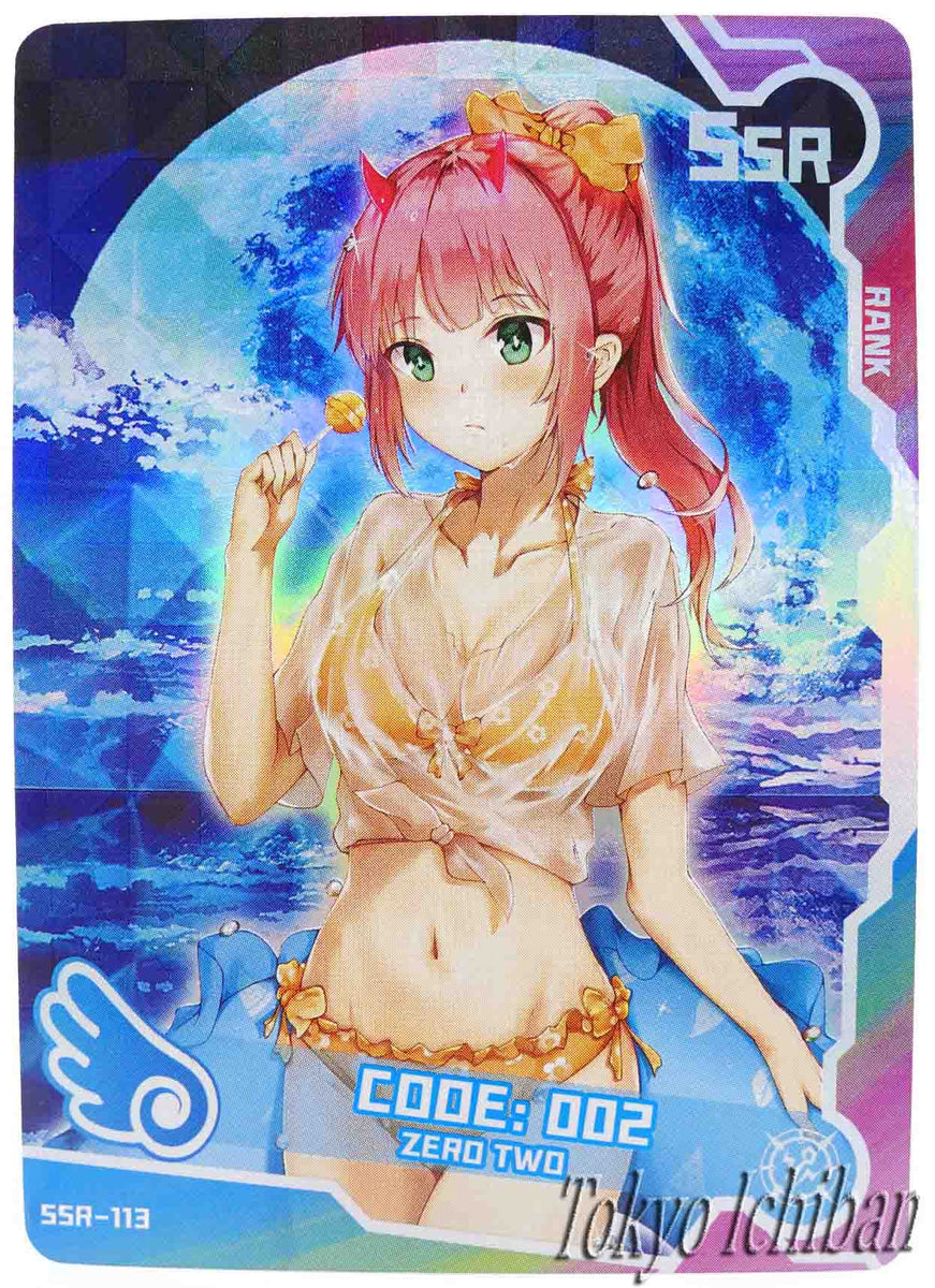 Doujin Card Darling In The Franxx 02 Zero Two Ssr 113 Tokyo Ichiban